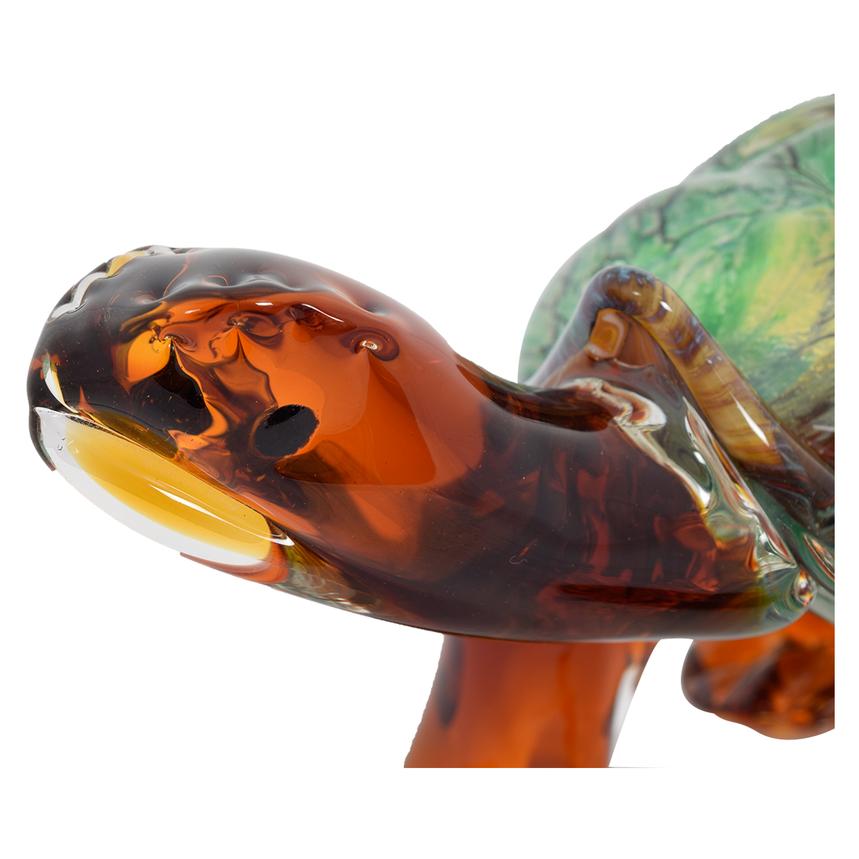 Turtle Glass Sculpture | El Dorado Furniture