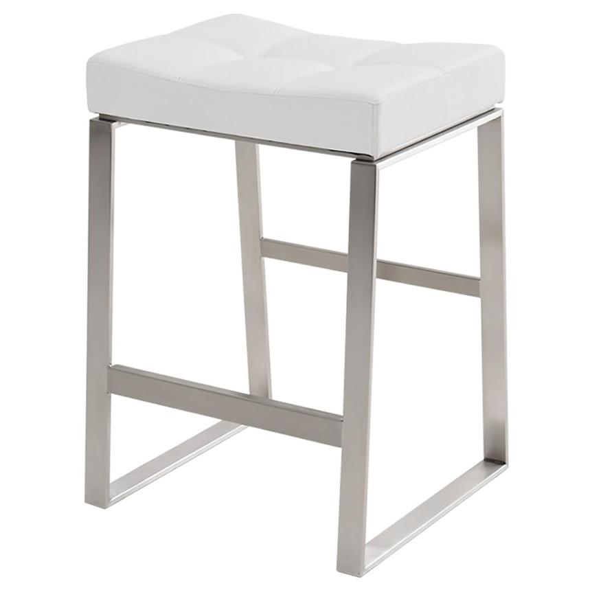 Sabriel White Counter Stool | El Dorado Furniture