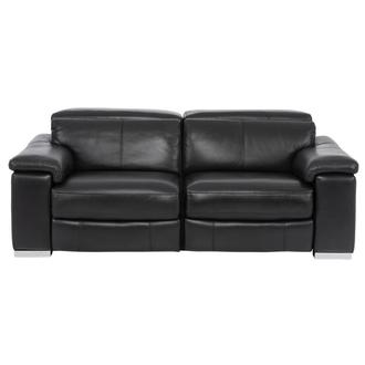 Black couch with recliners store