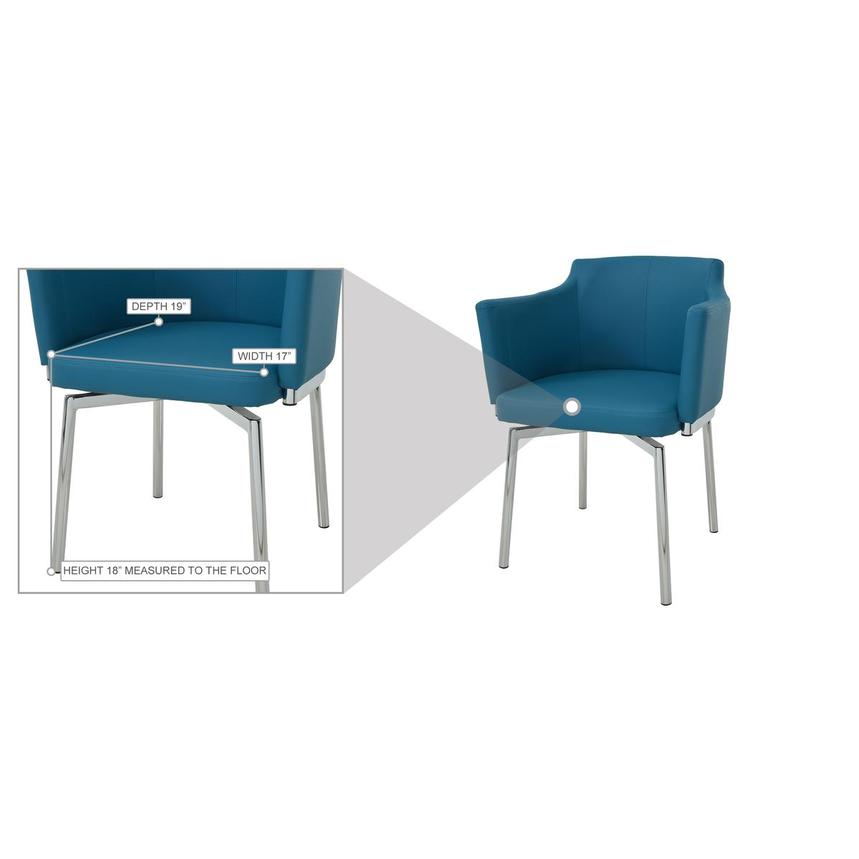 Dusty Blue Arm Chair | El Dorado Furniture