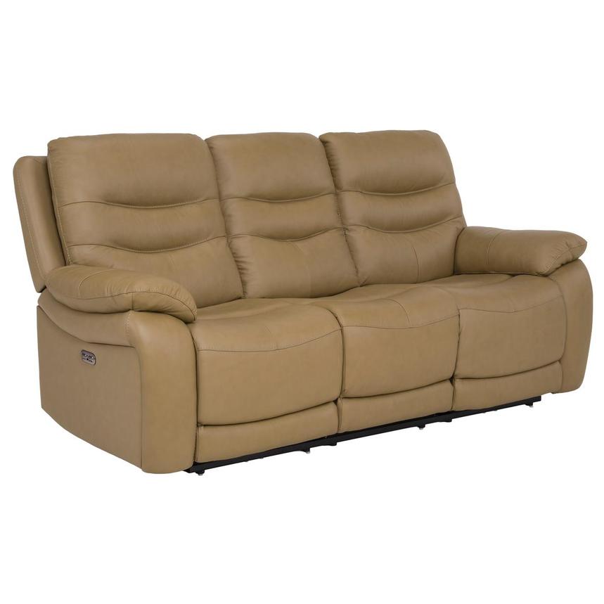 Asher Leather Power Reclining Sofa | El Dorado Furniture