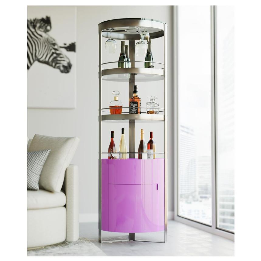 Eliza Pink Bar Cabinet | El Dorado Furniture