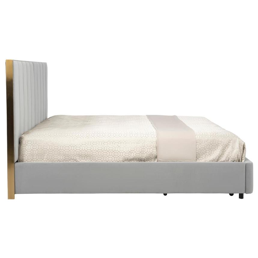Linea Gray King Storage Bed | El Dorado Furniture