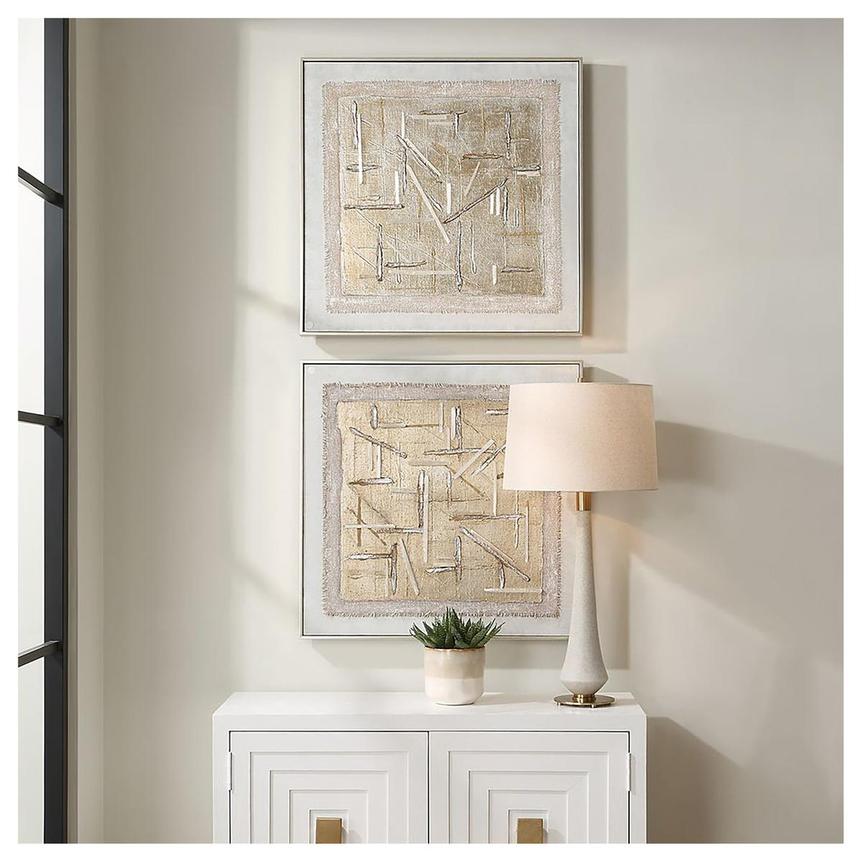Timeless Composition Set of 2 Canvas Wall Art | El Dorado Furniture